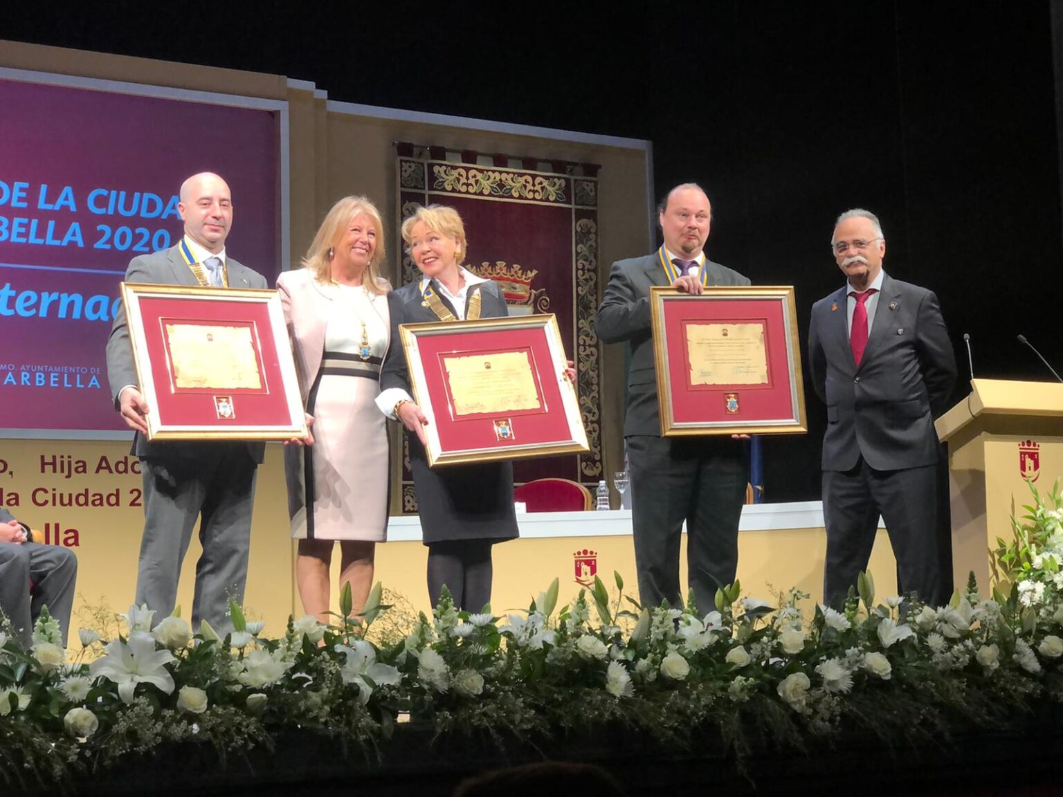 Marbella reconoce a Rotary Internacional - Rotary Distrito 2203 - España